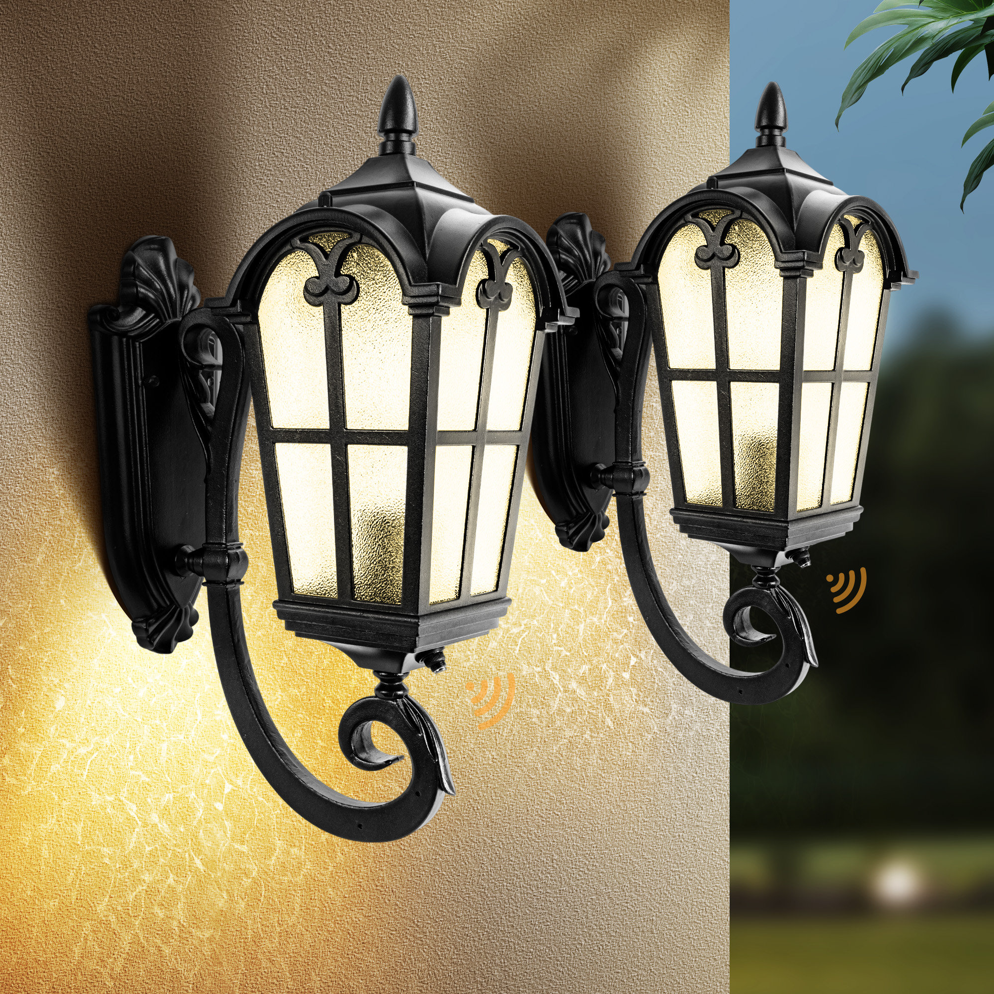 Winston Porter Outdoor Wall Lights | Wayfair