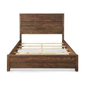 Grain Wood Furniture Montauk Solid Wood Panel Bed & Reviews | Wayfair