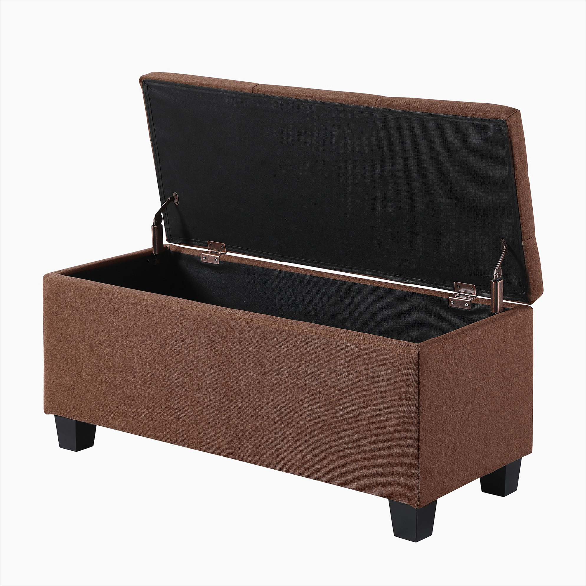 Latitude Run® Large Storage Ottoman Bench Set, 3 in 1 Combination ...