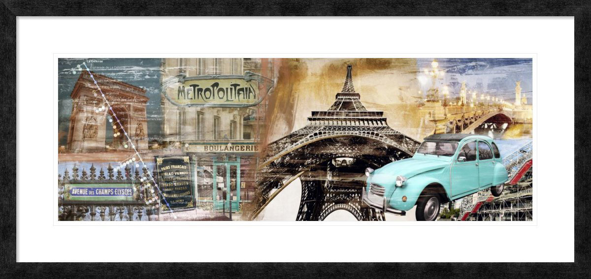 Global Gallery 'Parisienne' by Terry Farrell Framed Graphic Art on ...