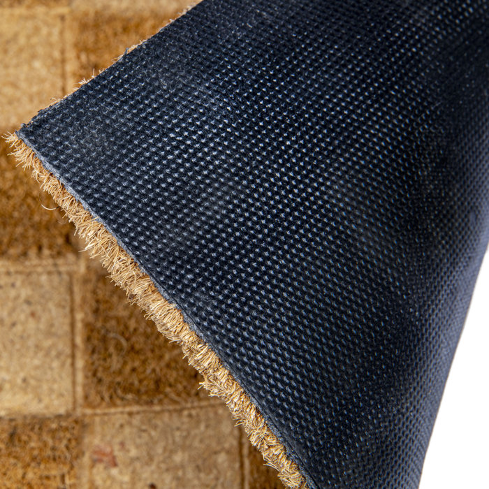 Ebern Designs Dusharme Non-Slip Geometric Outdoor Doormat | Wayfair