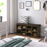 Ebern Designs Arney 10 Pair Shoe Storage Bench with Adjustable Shelves ...