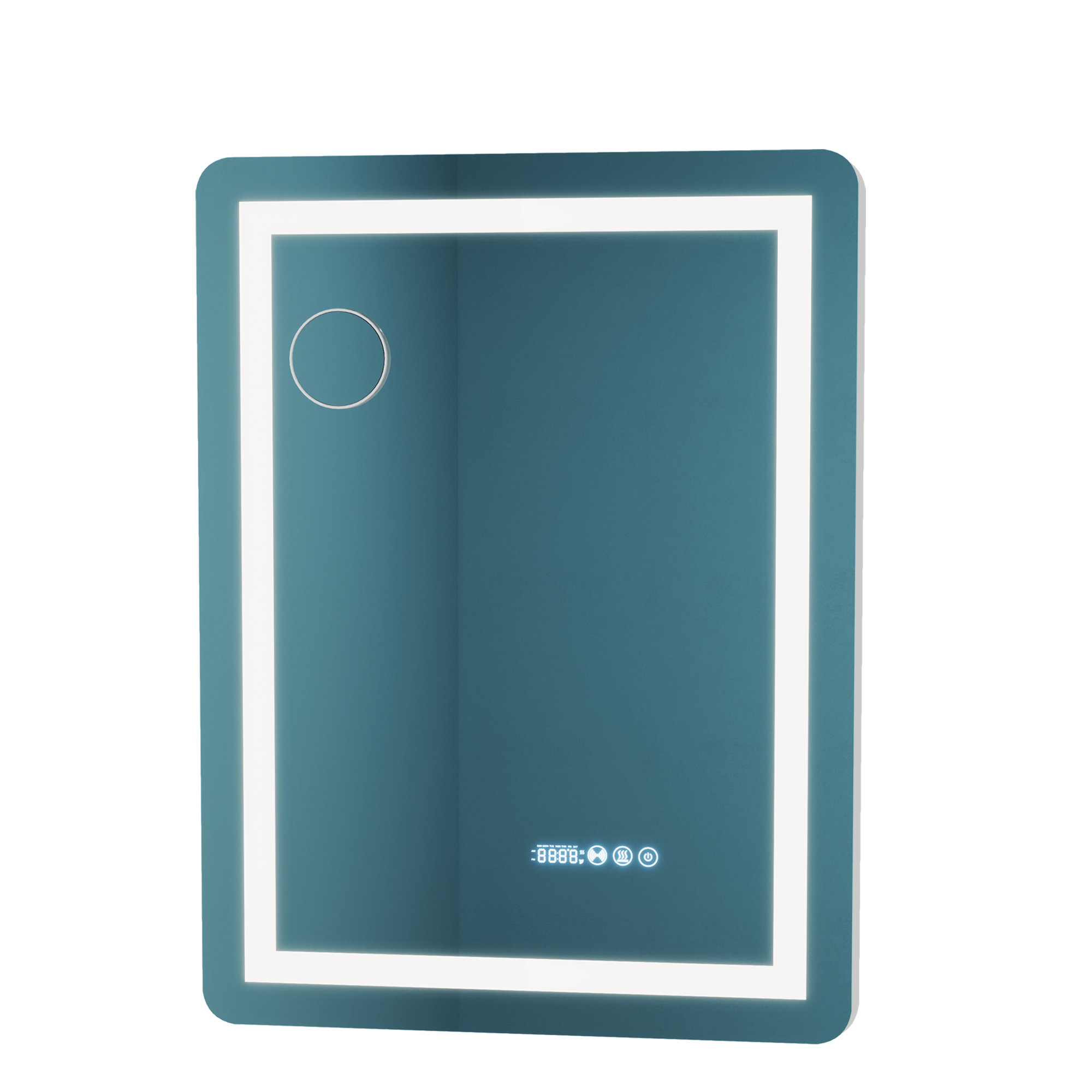 Ivy Bronx Smart LED Bathroom Mirror with Infrared Sensor 10x ...