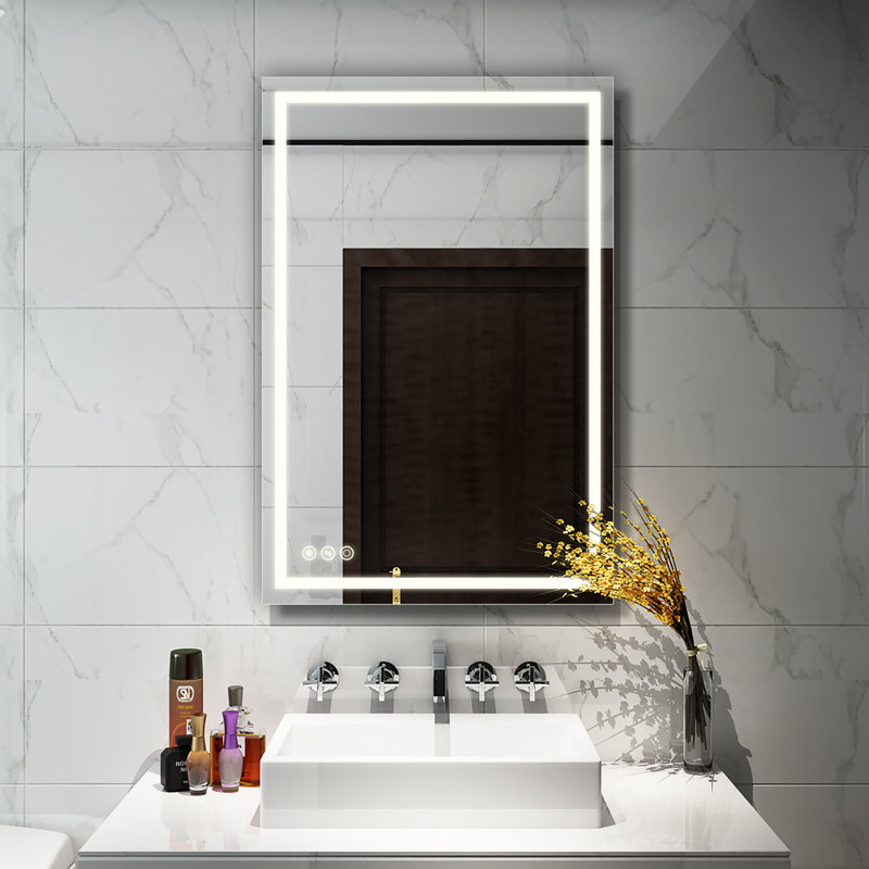 Boyel Living Rectangle LED Wall Mirror & Reviews | Wayfair