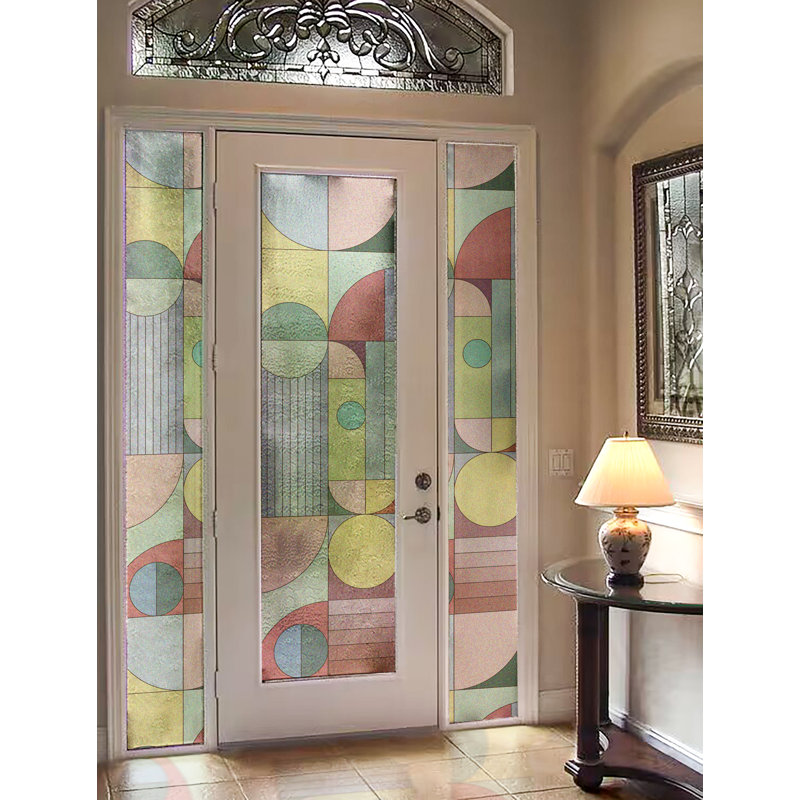 Wrought Studio™ Abstract Geometry Static Cling Window Decal | Wayfair