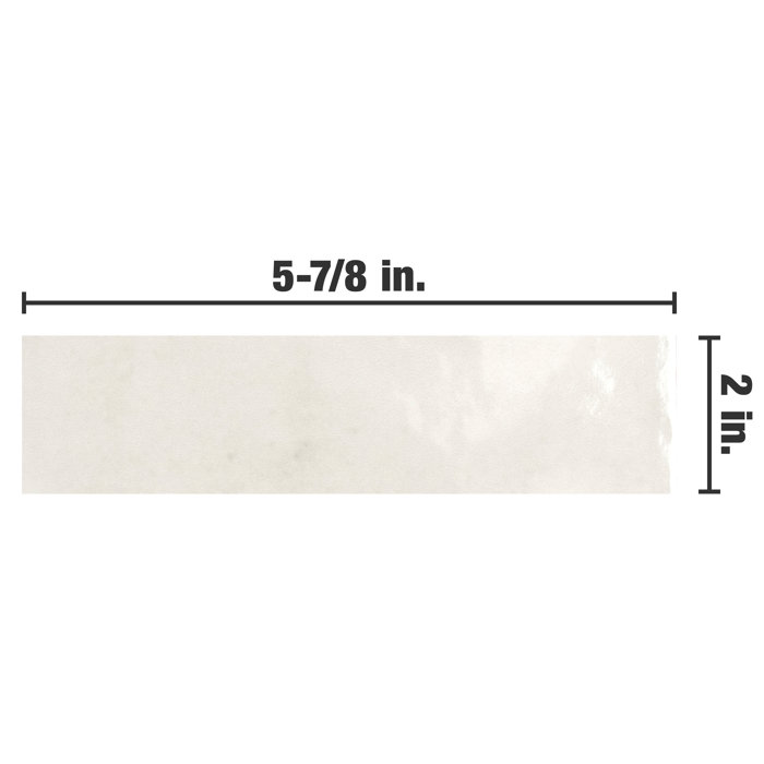 Merola Tile Coco 2" x 6" Porcelain Subway Wall Tile | Wayfair