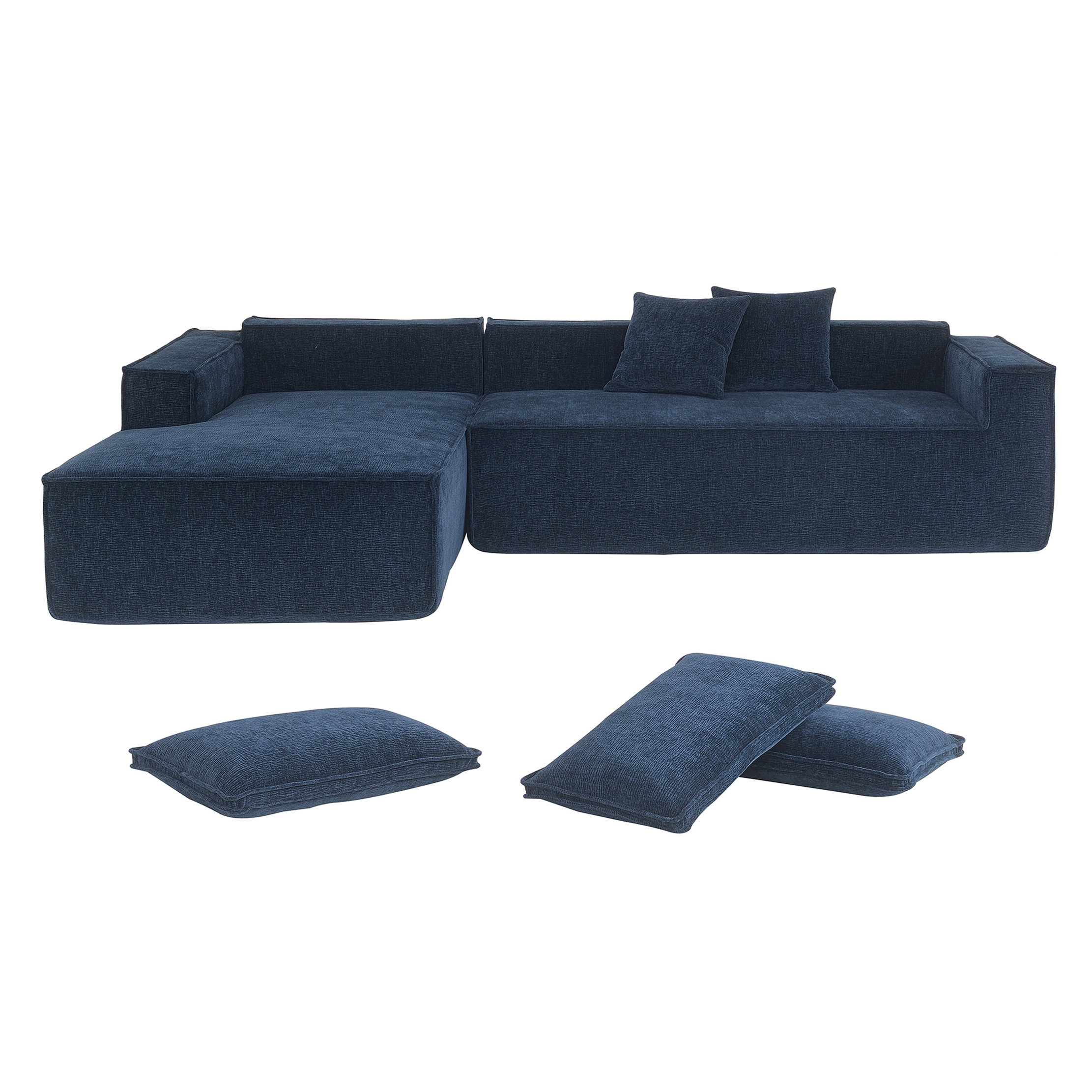 Latitude Run® Minimalist Style Modular Sectional Sofa,Wrinkle-Resist ...