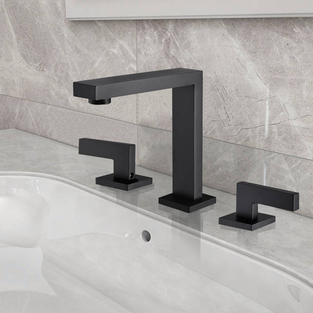 SHAMANDA Widespread Faucet 2-handle Bathroom Faucet | Wayfair