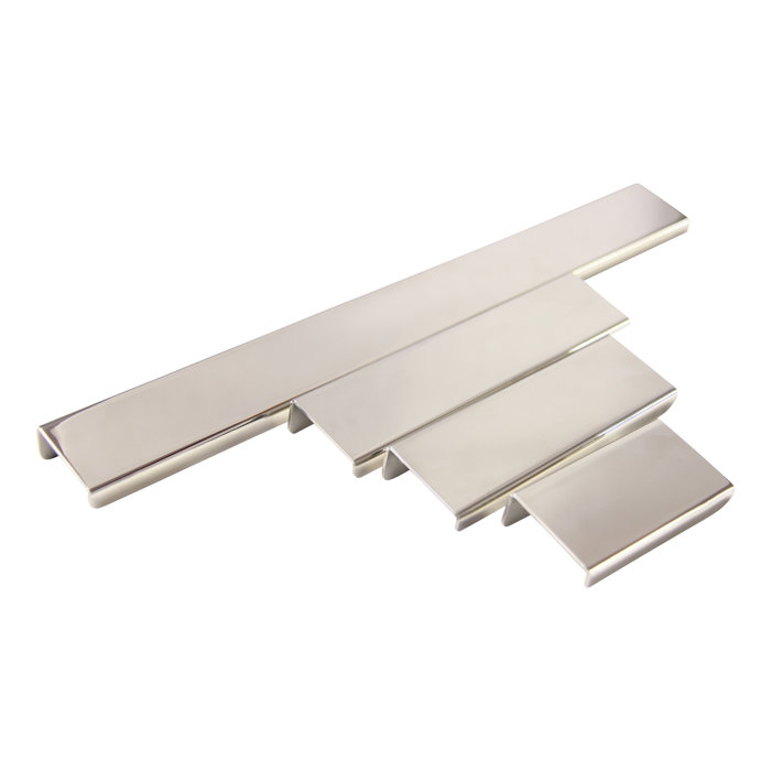 RCH Supply Company Stainless Steel Modern Industrial Finger Edge Pull ...