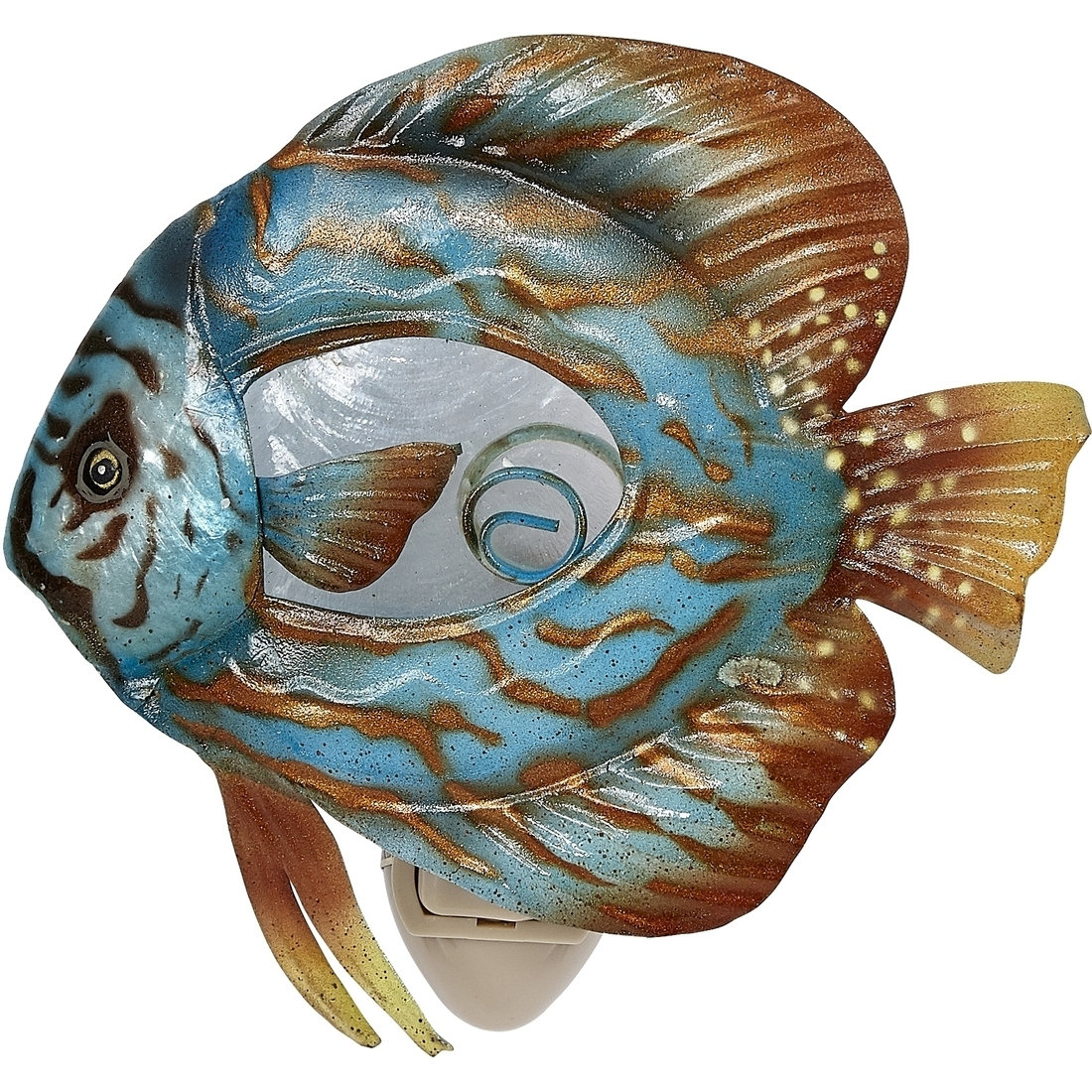 The Seashell Company Discus Fish Capiz Shell LED Night Light & Reviews ...
