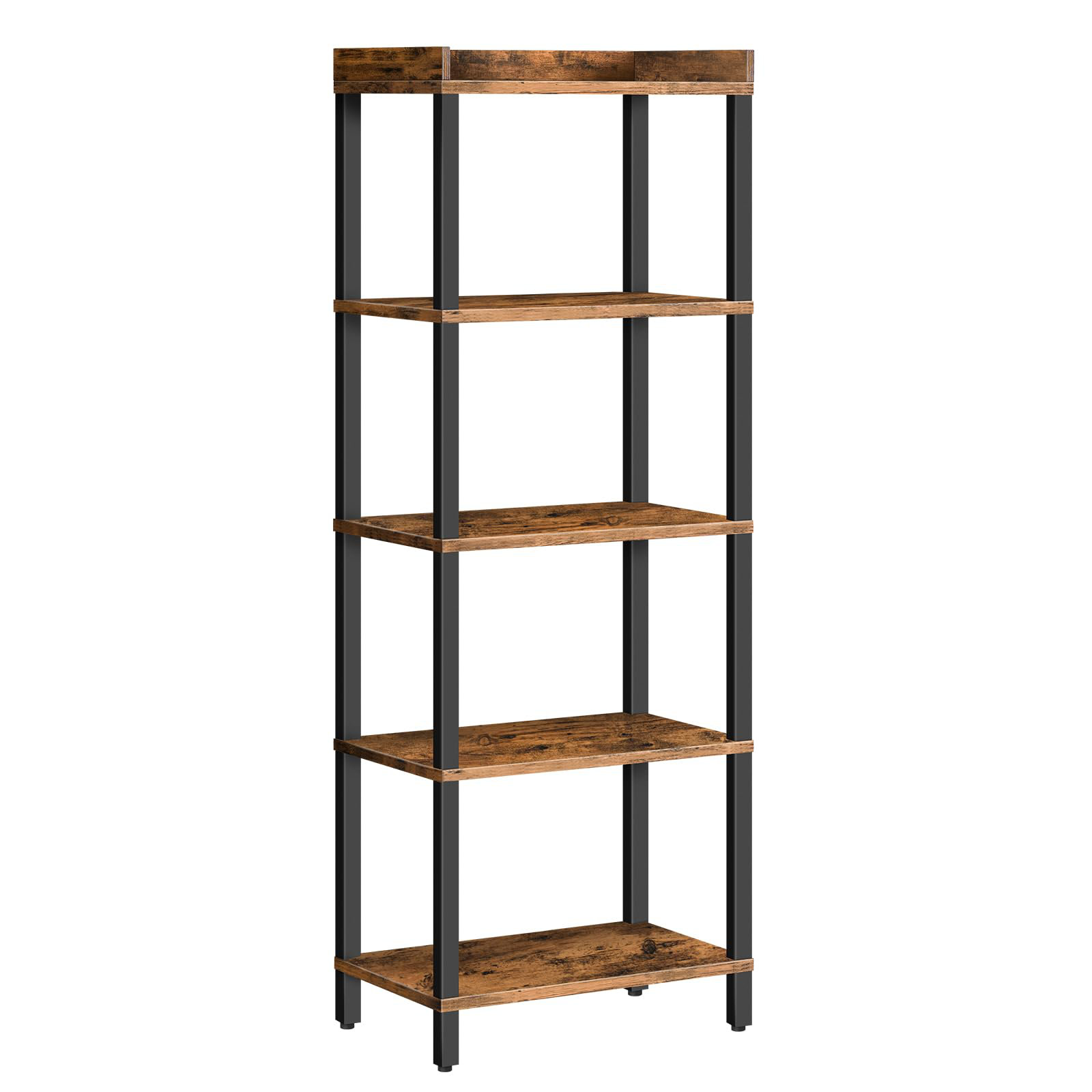 17 Stories 5-Tier Storage Ladder Rack, Industrial Style Display Rack ...