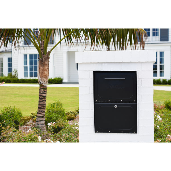 Architectural Mailboxes Oasis Classic Locking Post Mounted Mailbox ...