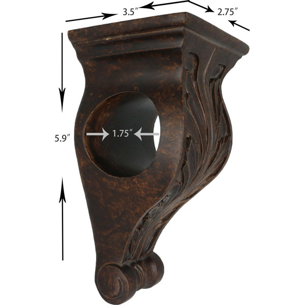 Charlton Home Lefebre Curtain Drapery Sconce | Wayfair