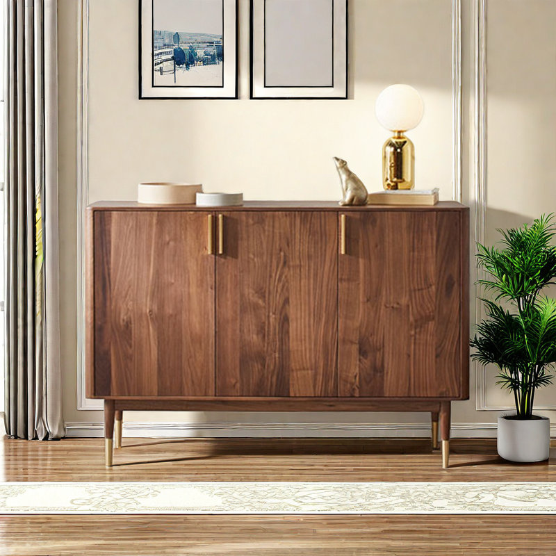 DICIXA Nordic Black Walnut Shoe Cabinet 24 Pair Shoe Storage | Wayfair