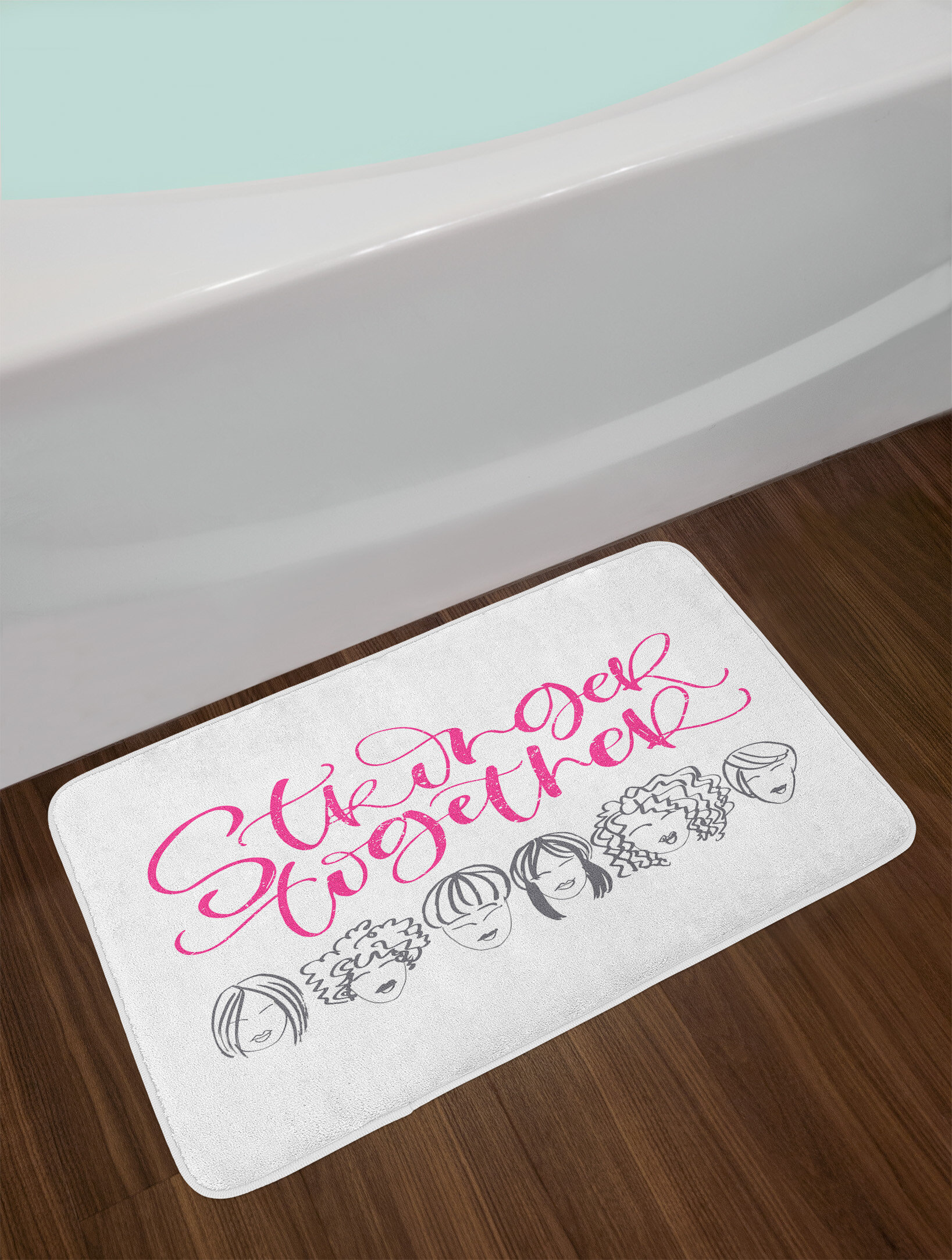 East Urban Home Tyneka Bath Mat | Wayfair