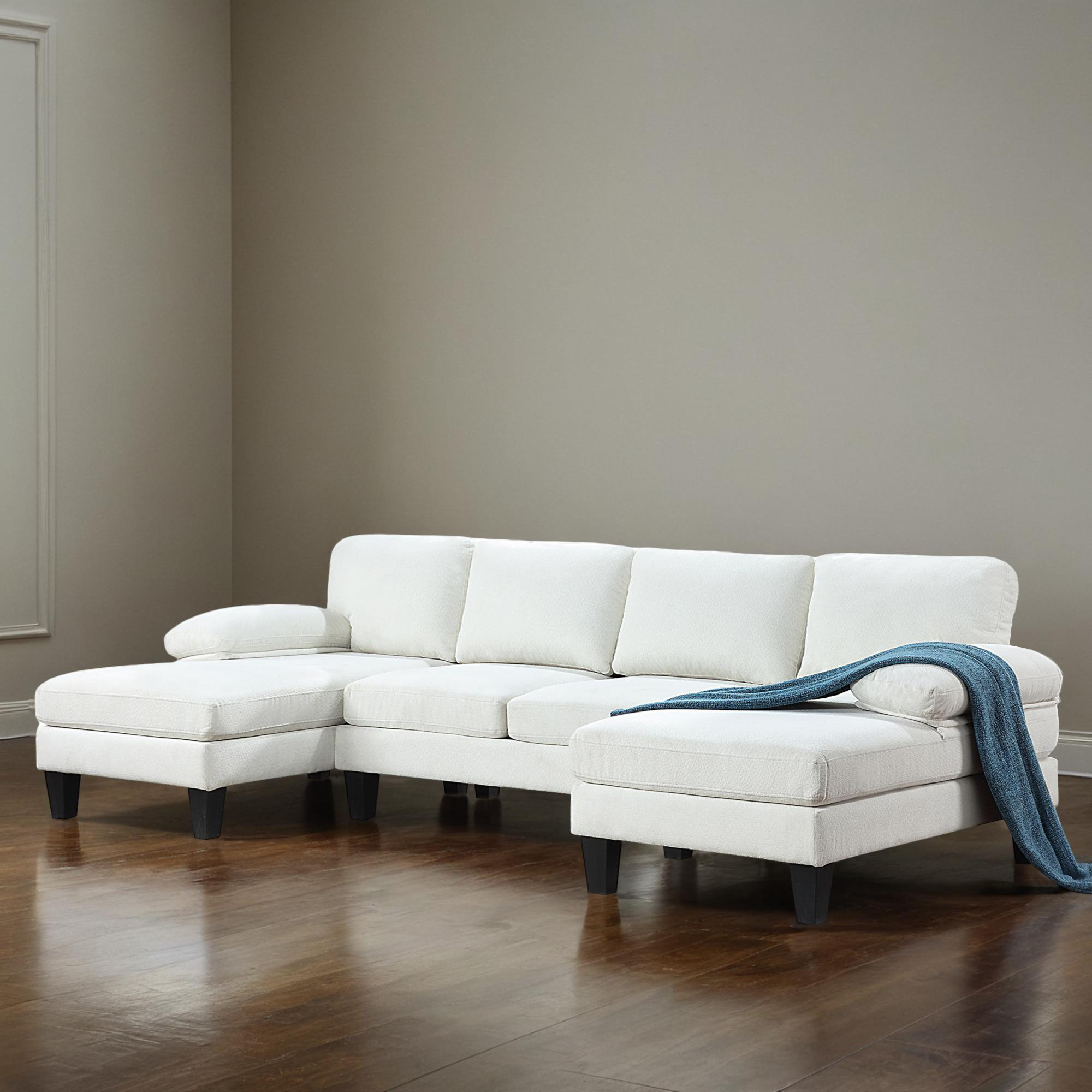 Latitude Run® 112" Wide U-Shaped Sectional Sofa | Wayfair