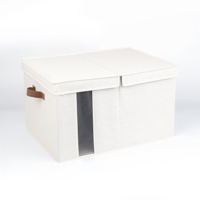 Rebrilliant Large Fabric Box with Lid & Reviews | Wayfair