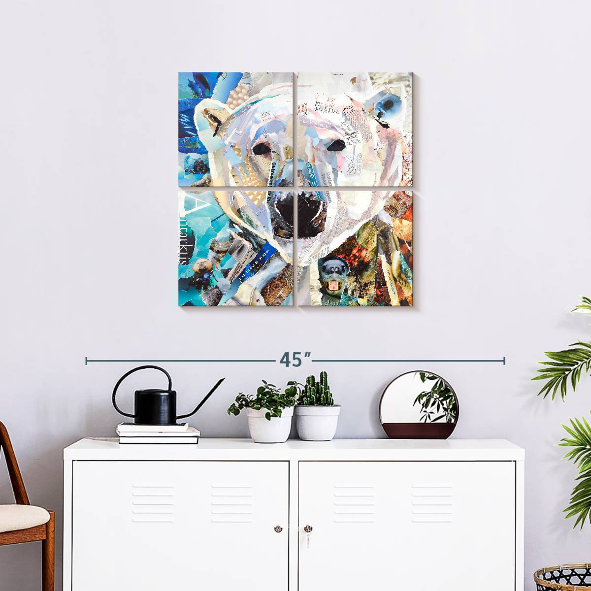Ebern Designs Brampt Polar Bear Collage - Wayfair Canada
