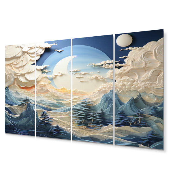 DesignArt Clouds Celestial Landscape I " Clouds Celestial Landscape I ...