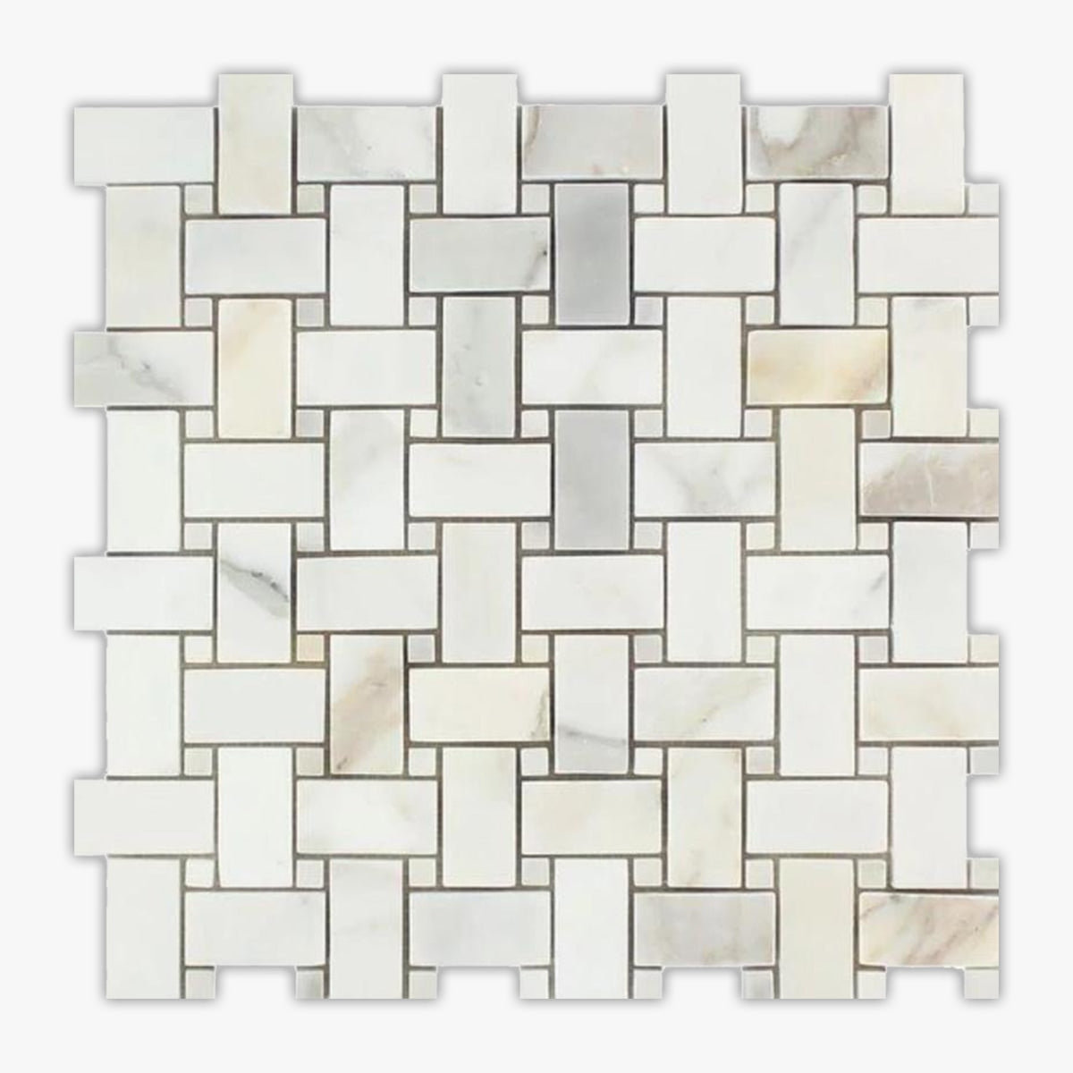Calacatta Tile 12" x 12" Marble Mosaic Wall & Floor Tile | Wayfair