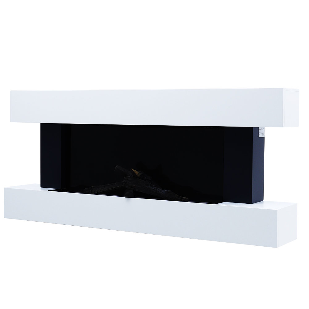 Metro Lane Anjeanette Metro Lane 132cm W Electric Fire & Reviews ...