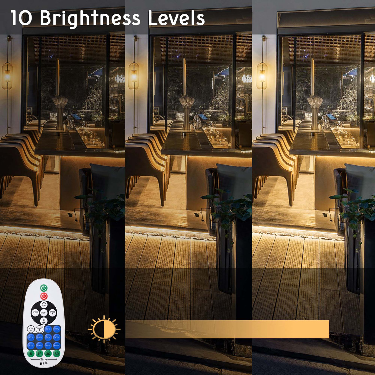 The Holiday Aisle® Lamuel DELight 100FT Warm White LED Strip Neon Rope ...