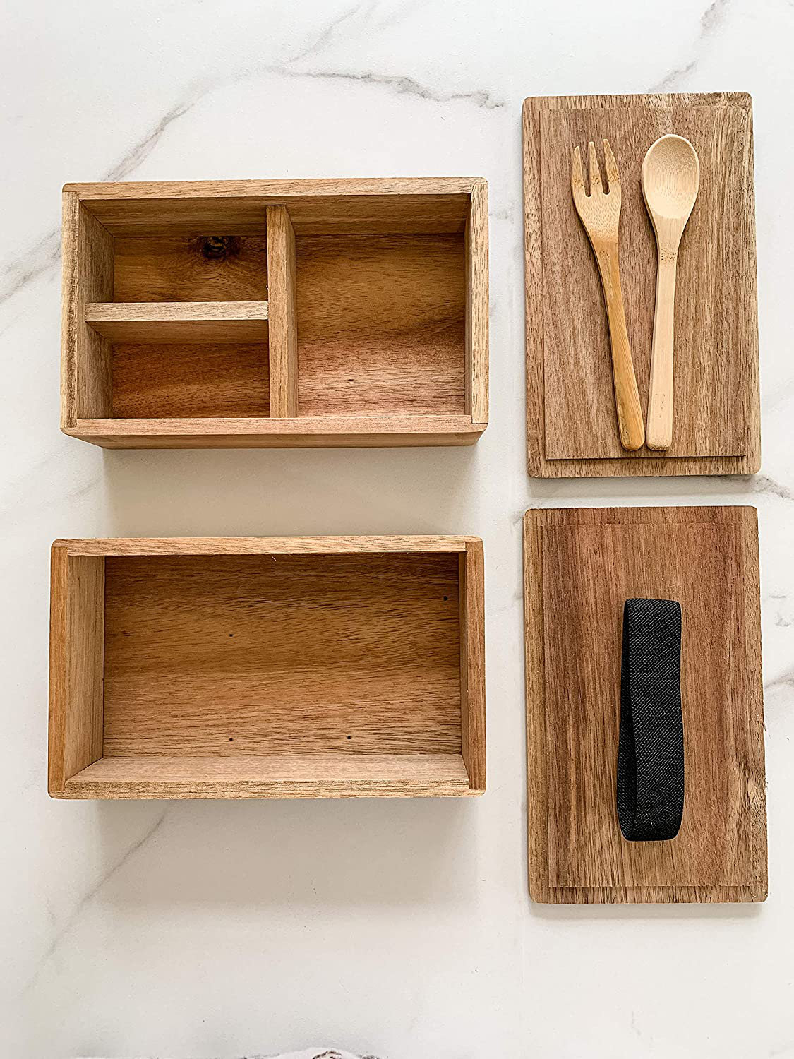 Prep & Savour Desmond Wooden Portable Food Storage Container | Wayfair