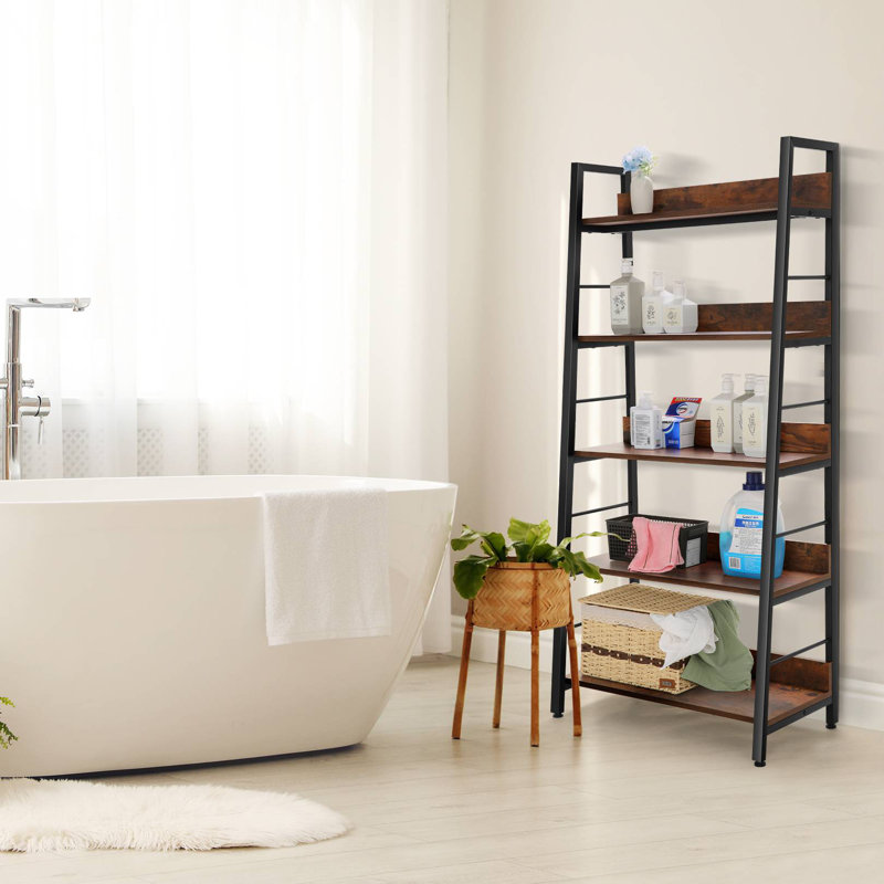 17 Stories Hasnath Ladder Bookcase & Reviews | Wayfair