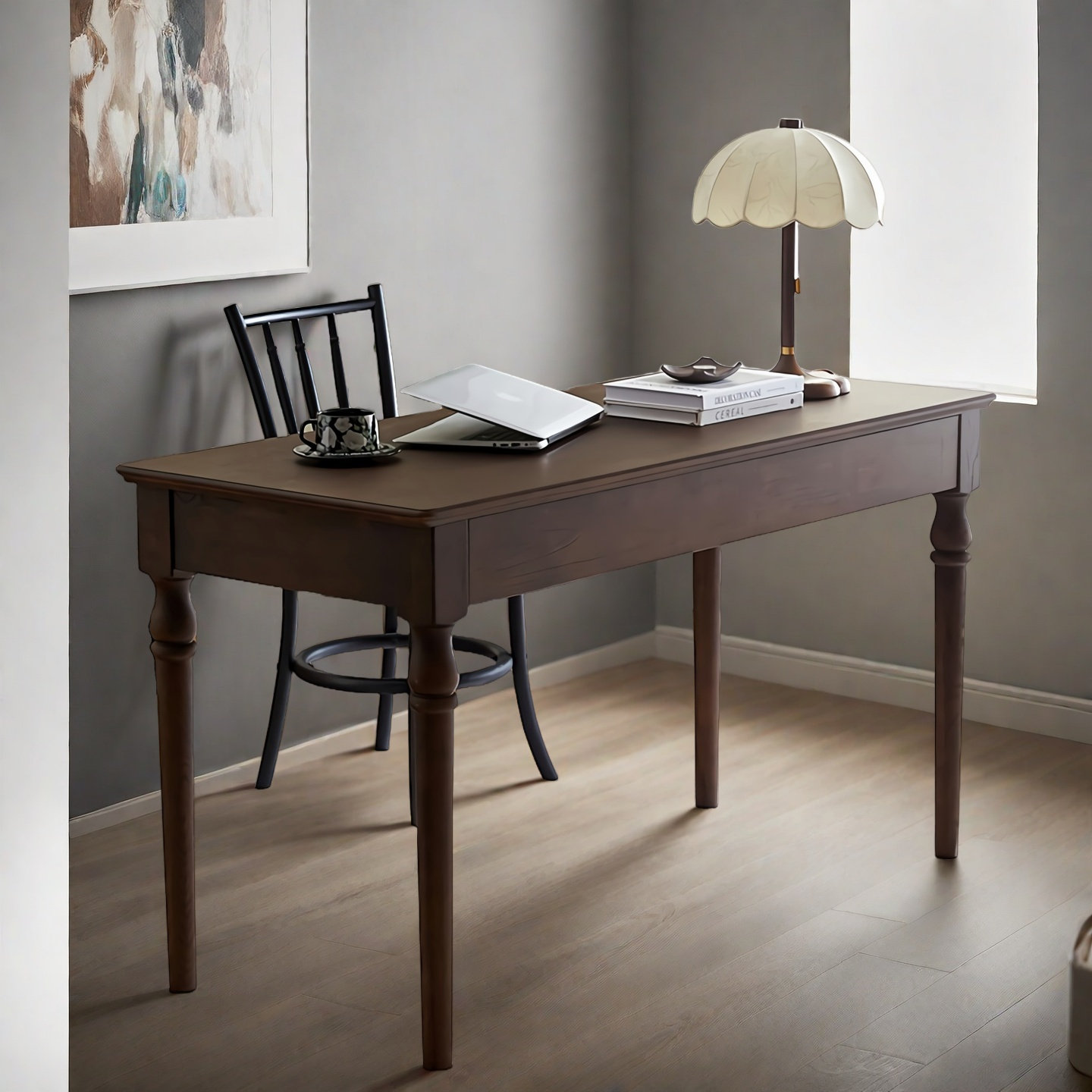 Corrigan Studio® A Simple And Retro All-Solid Wood Ash Office Sets ...