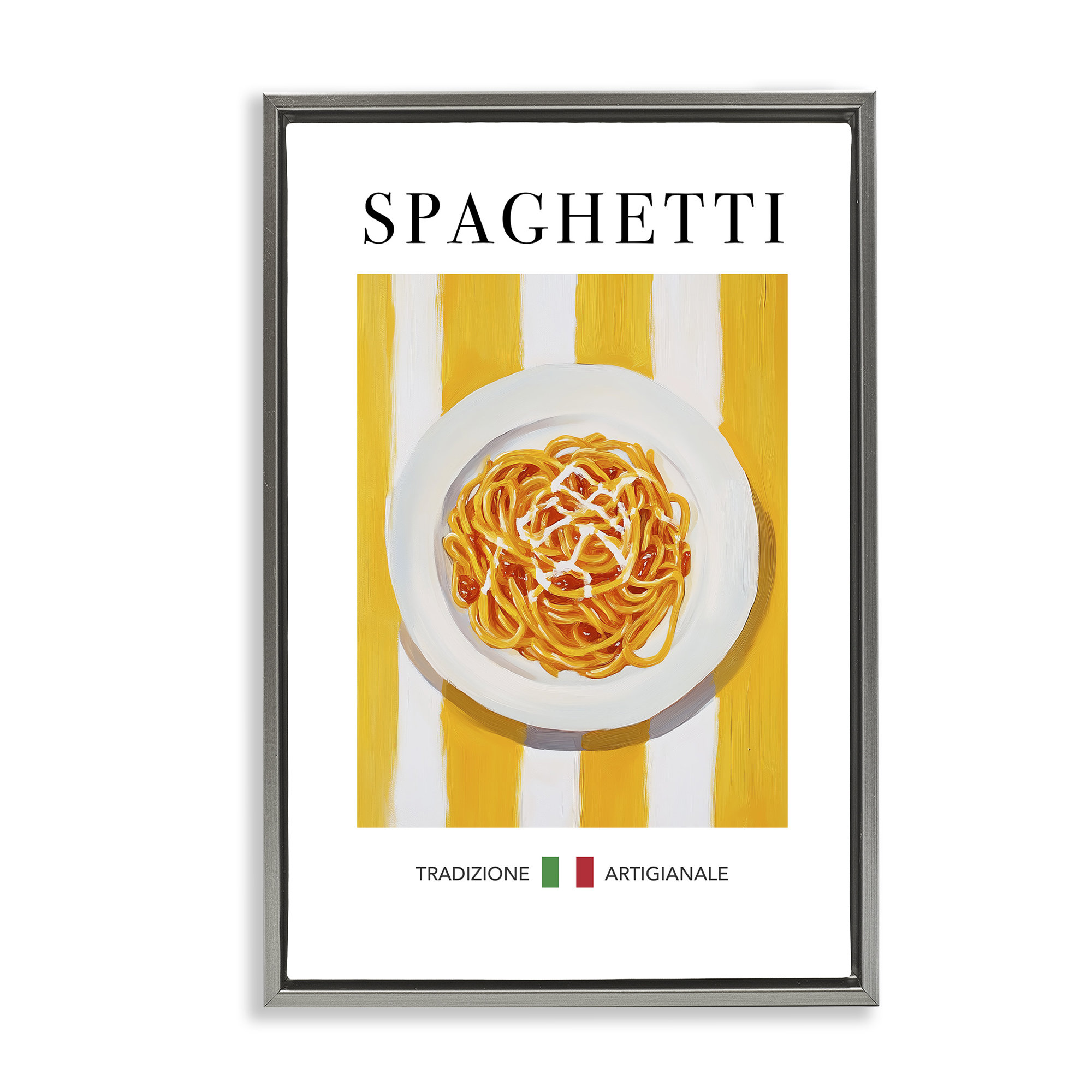 Latitude Run® Traditional Spaghetti Pasta Floating Frame, design by ...