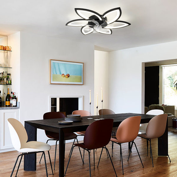 Wrought Studio™ Acea 29.53'' 7 Blade Ceiling Fan with LED Lights，Indoor ...