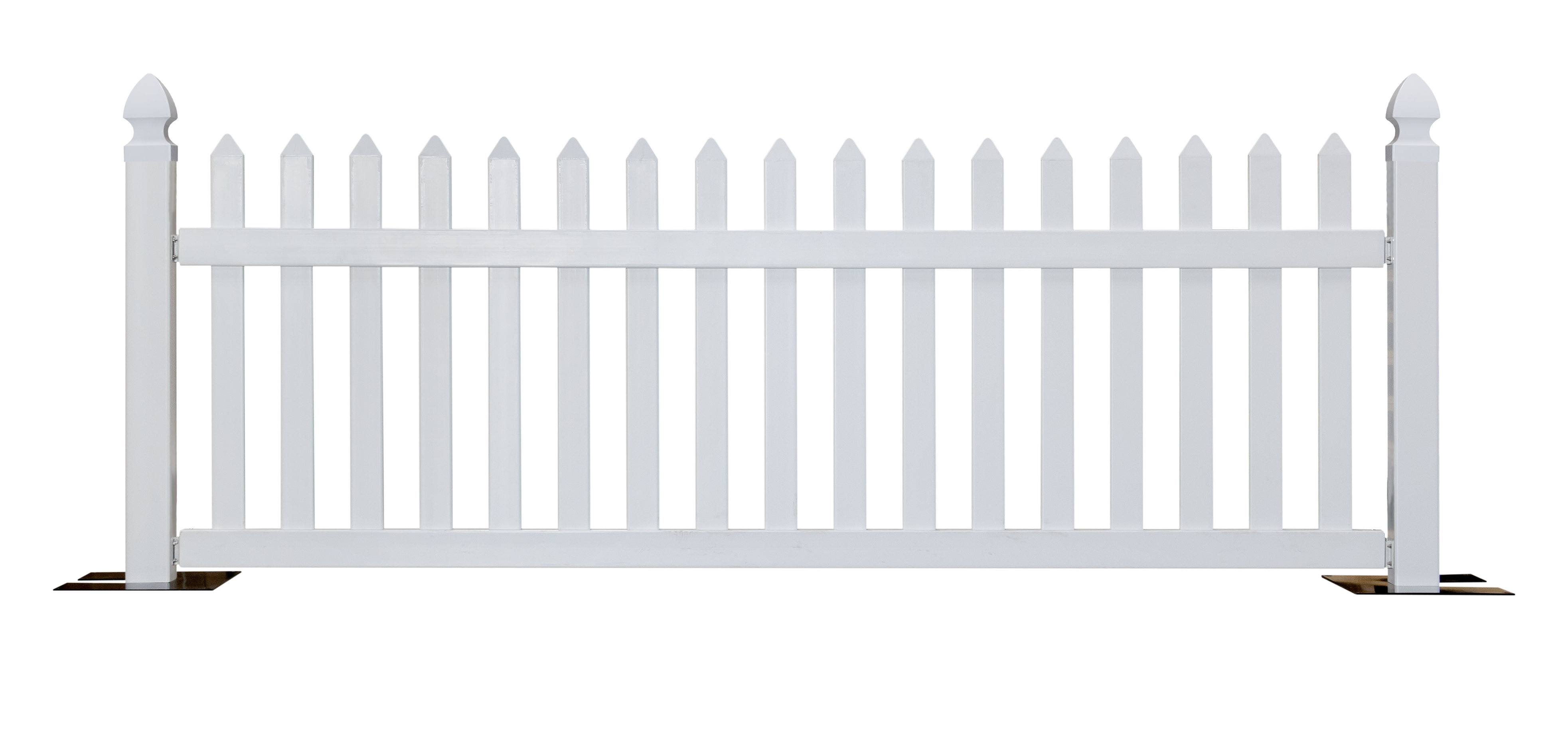 PRE Sales Rhino 40'' H x 120'' W White Composite Fencing Kits | Wayfair