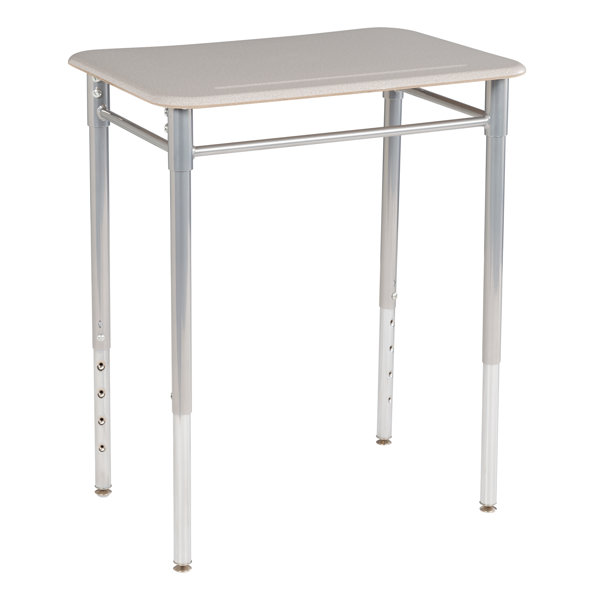 Learniture Rectangle Adjustable Height Collaborative School Desk | Wayfair