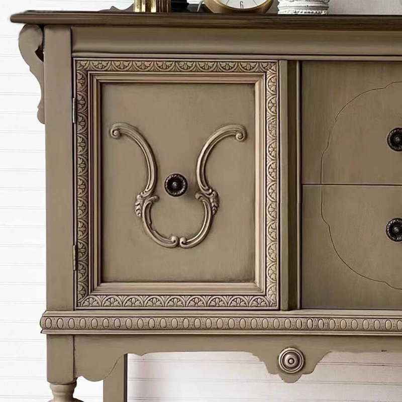 interanest Vintage style carved decorative cabinet sideboard | Wayfair