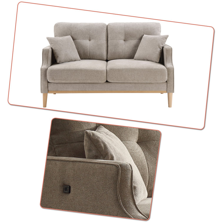 George Oliver Jagodinka 56.72'' Upholstered Loveseat | Wayfair