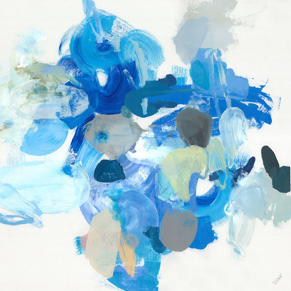 Chelsea Art Studio Rick Kane Blu Tide Pools I Framed On Canvas by Rick ...