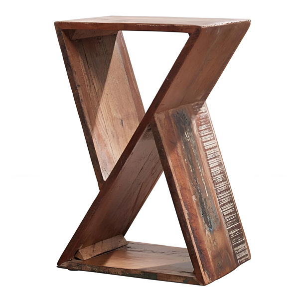 Millwood Pines Dali Solid Wood Top Pedestal End Table - Wayfair Canada