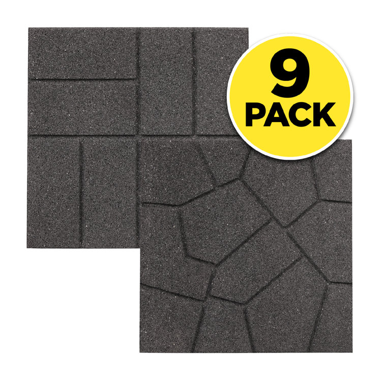 Rubberific 16'' x 16'' Composite Paving Stone & Reviews | Wayfair