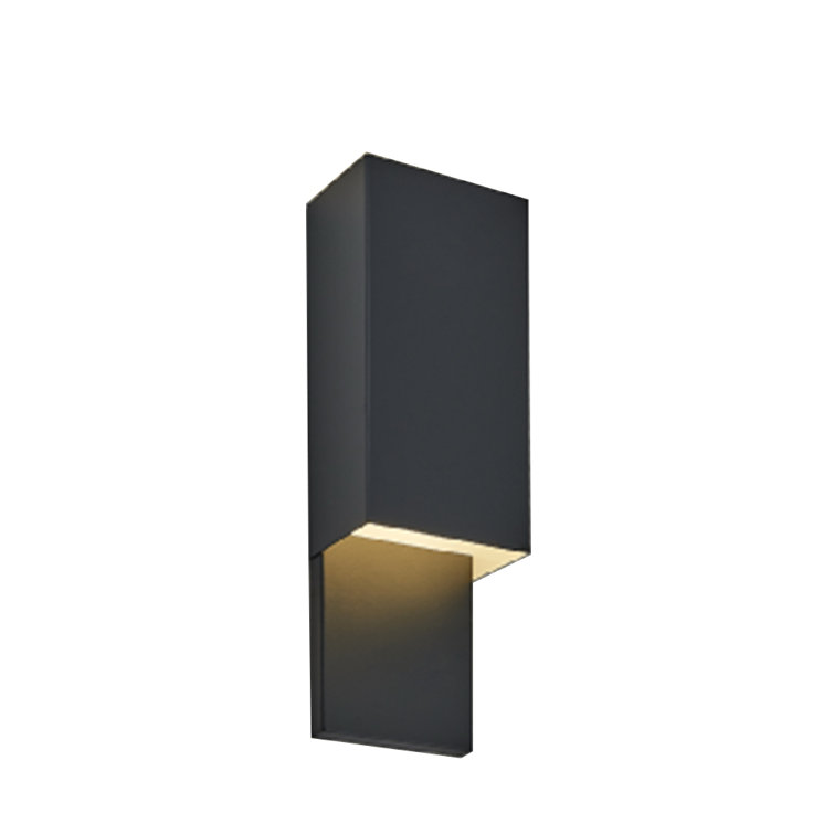 Ebern Designs Sabrah Aluminum LED Flush Mounted Sconce | Wayfair