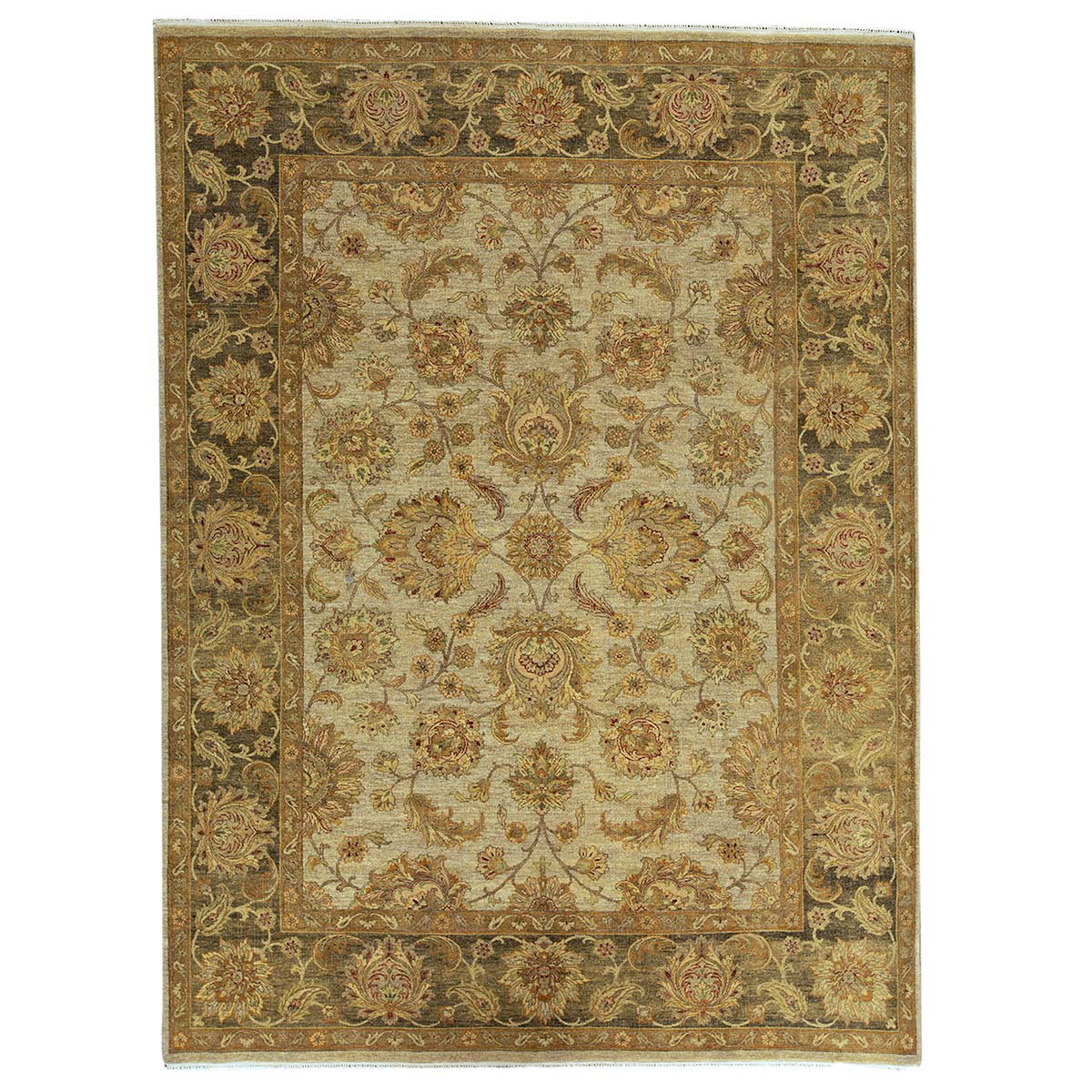 Bokara Rug Co., Inc. Hand-Knotted High-Quality Area Rug in Beige/Brown ...