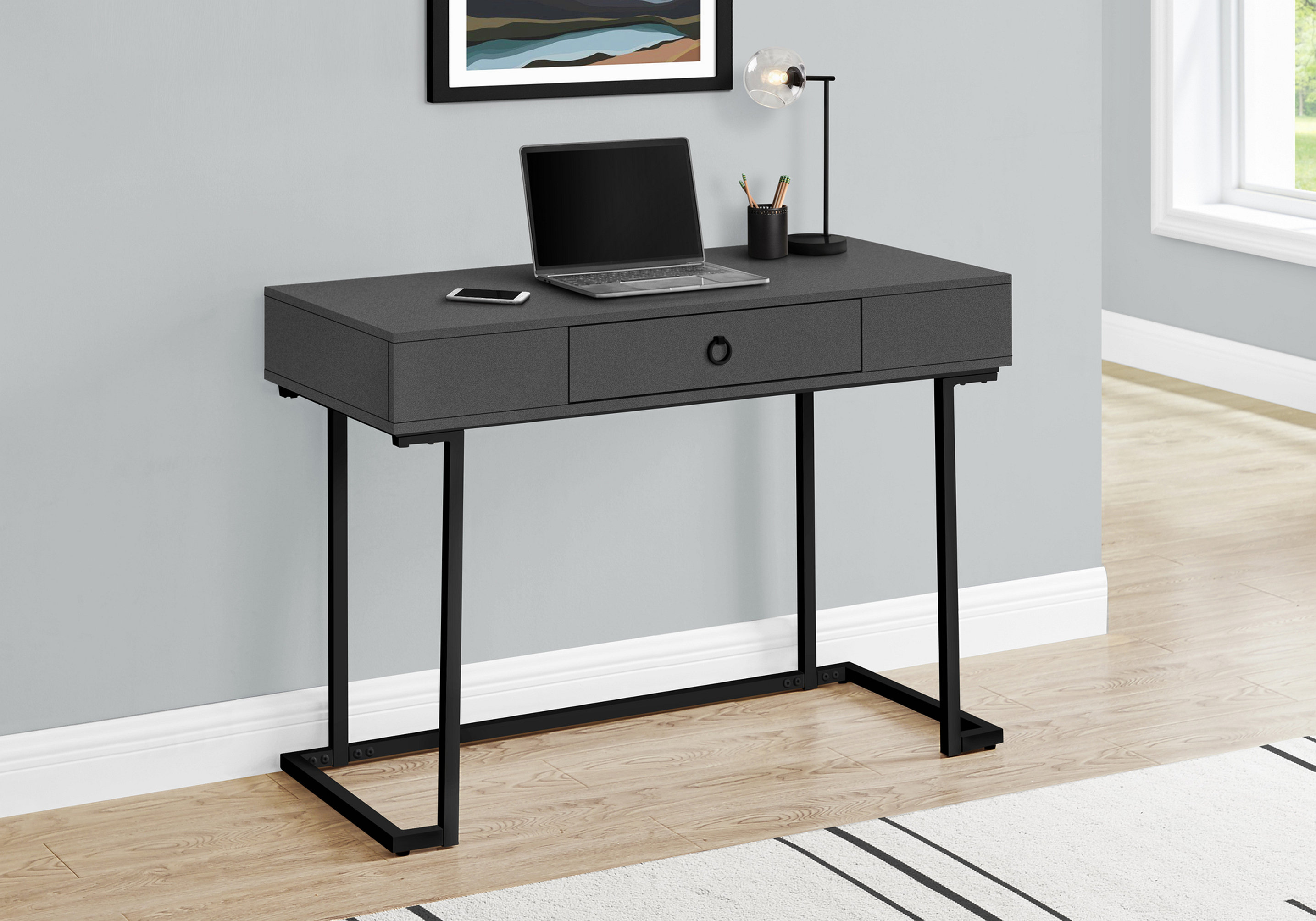 Latitude Run® Computer Desk, Home Office, Laptop, Storage Drawers, 42"L ...