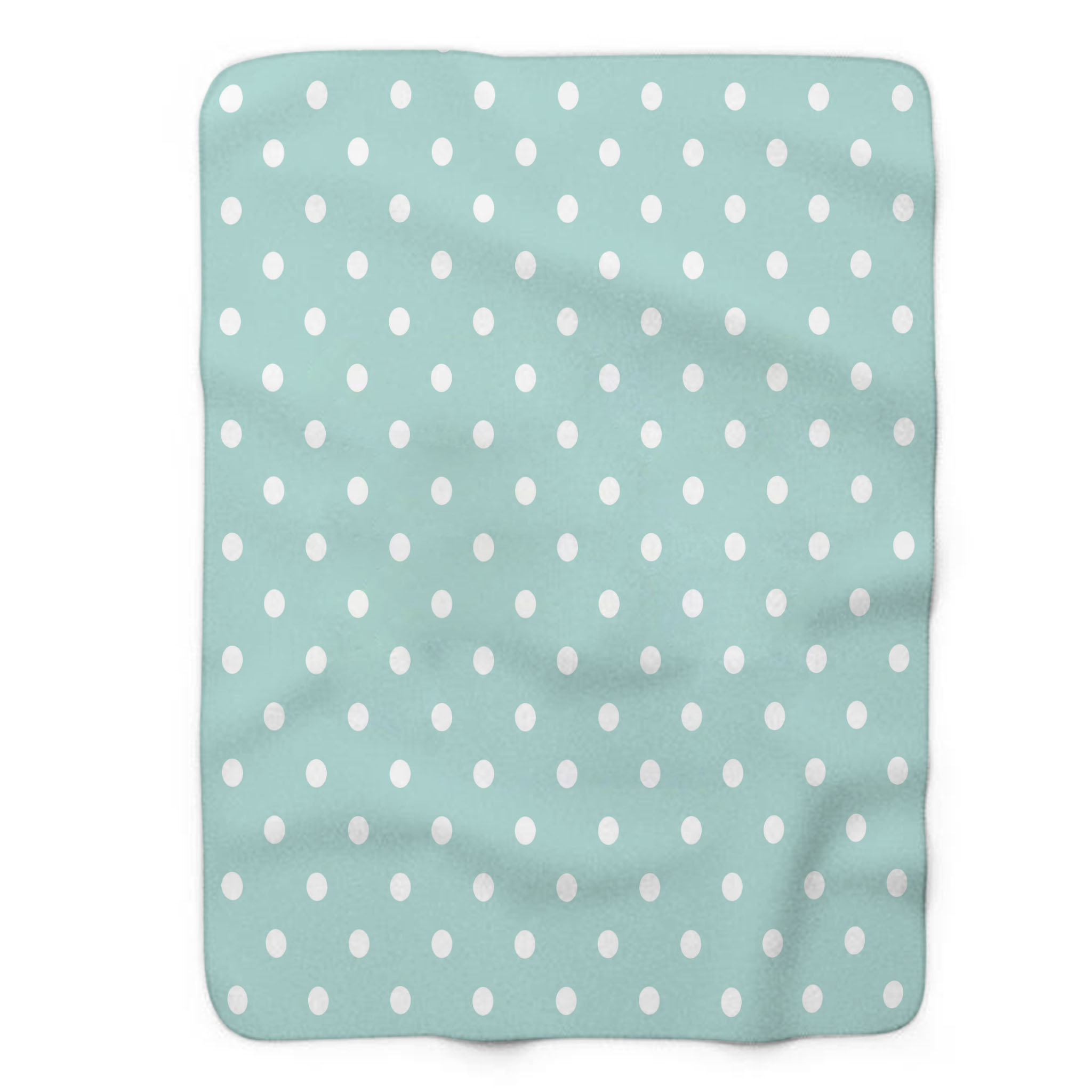 MentionedYou Dotted Mint - 1 Piece Premium Sherpa Blanket | Wayfair