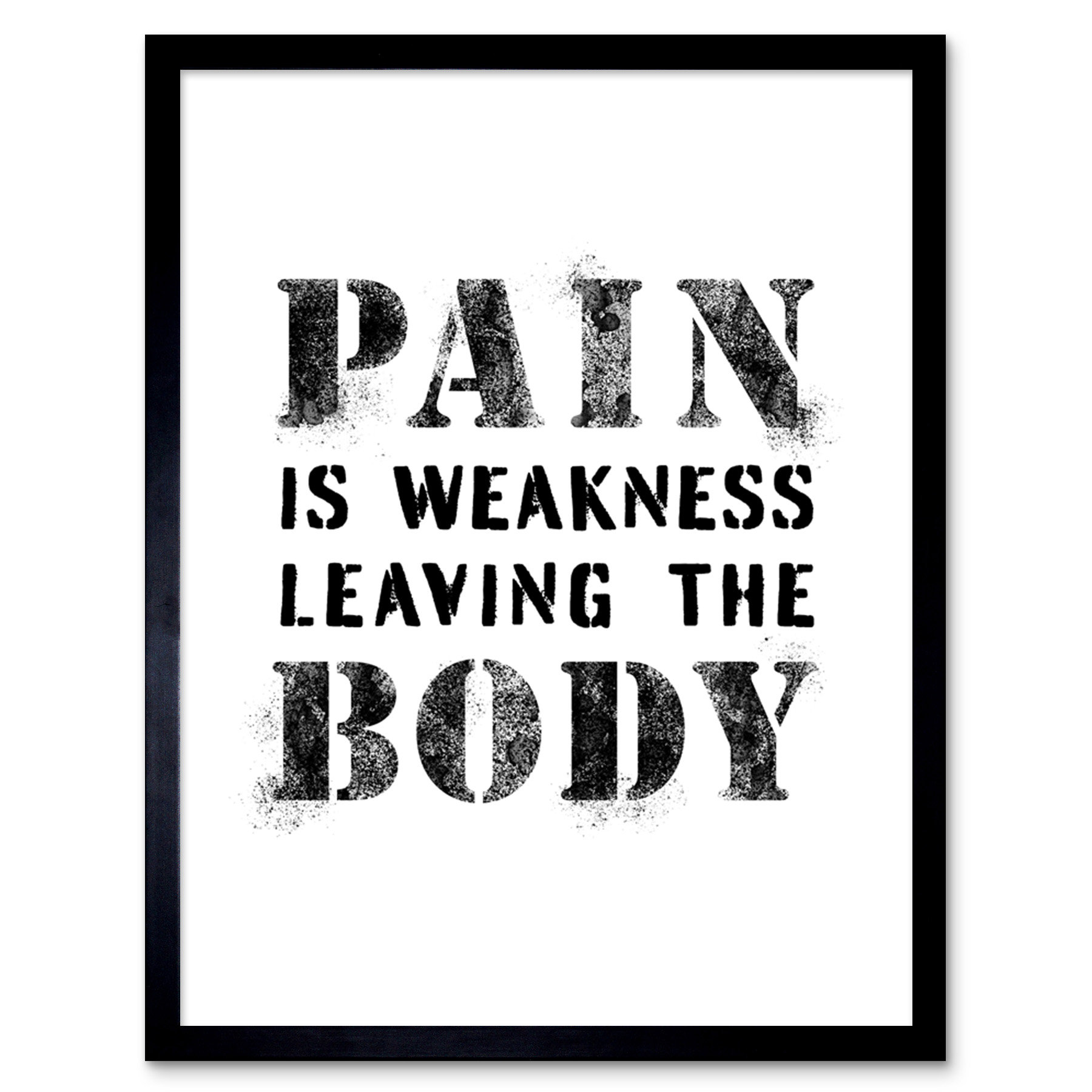 Happy Larry Lliwen Pain is Weakness Leaving the Body - Single Picture ...