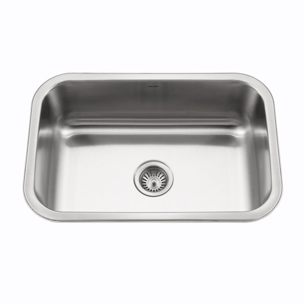 Houzer Belleo 27 inch Stainless Topmount Single Bowl Kitchen Sink with ...
