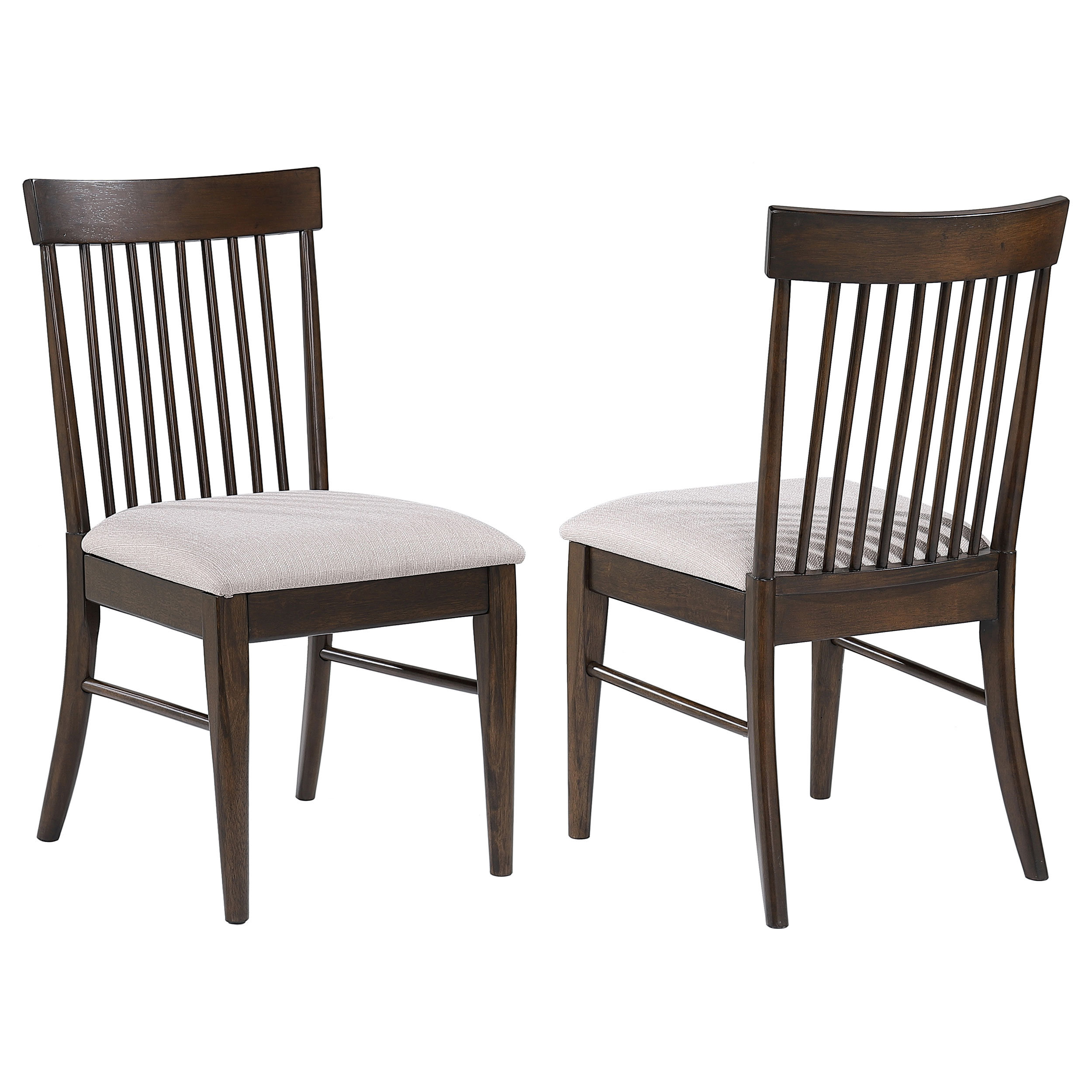 Winston Porter Everton Wood Dining Side Chair Dark Walnut (Set of 2 ...