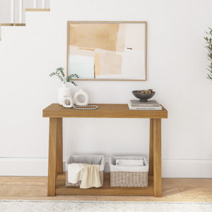 Wade Logan® Bahez Solid Wood Console Table & Reviews | Wayfair
