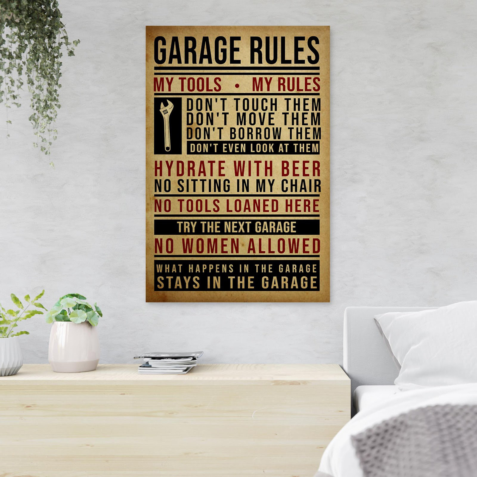 Trinx Garage Rules - What Happens In The Garage, Stays In The Garage ...