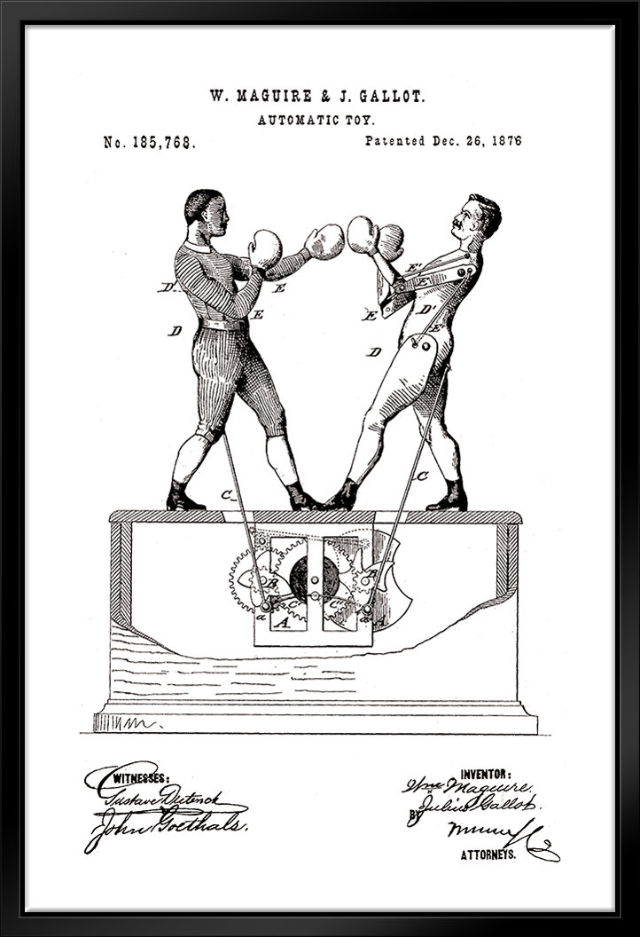 ATX Art Group LLC Automatic Boxing Toy Patent by Stanley Print House ...