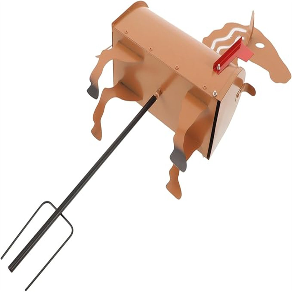 RIZPET Mailbox Ground Mailbox Garden Decor Mailbox Horse Shape Horse ...