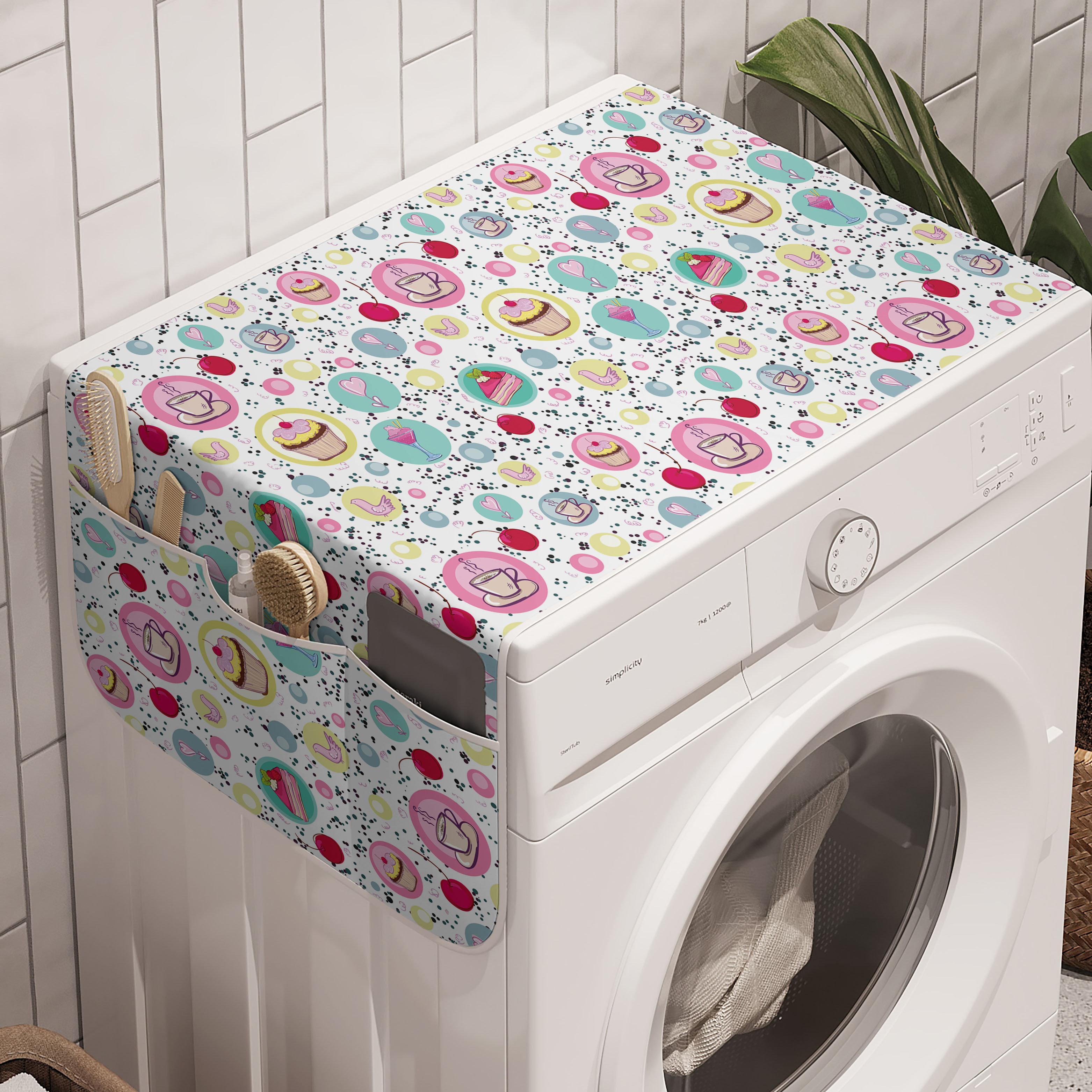 East Urban Home Birthday Washing Machine Organizer Pack of 2 47" x 18.5 ...